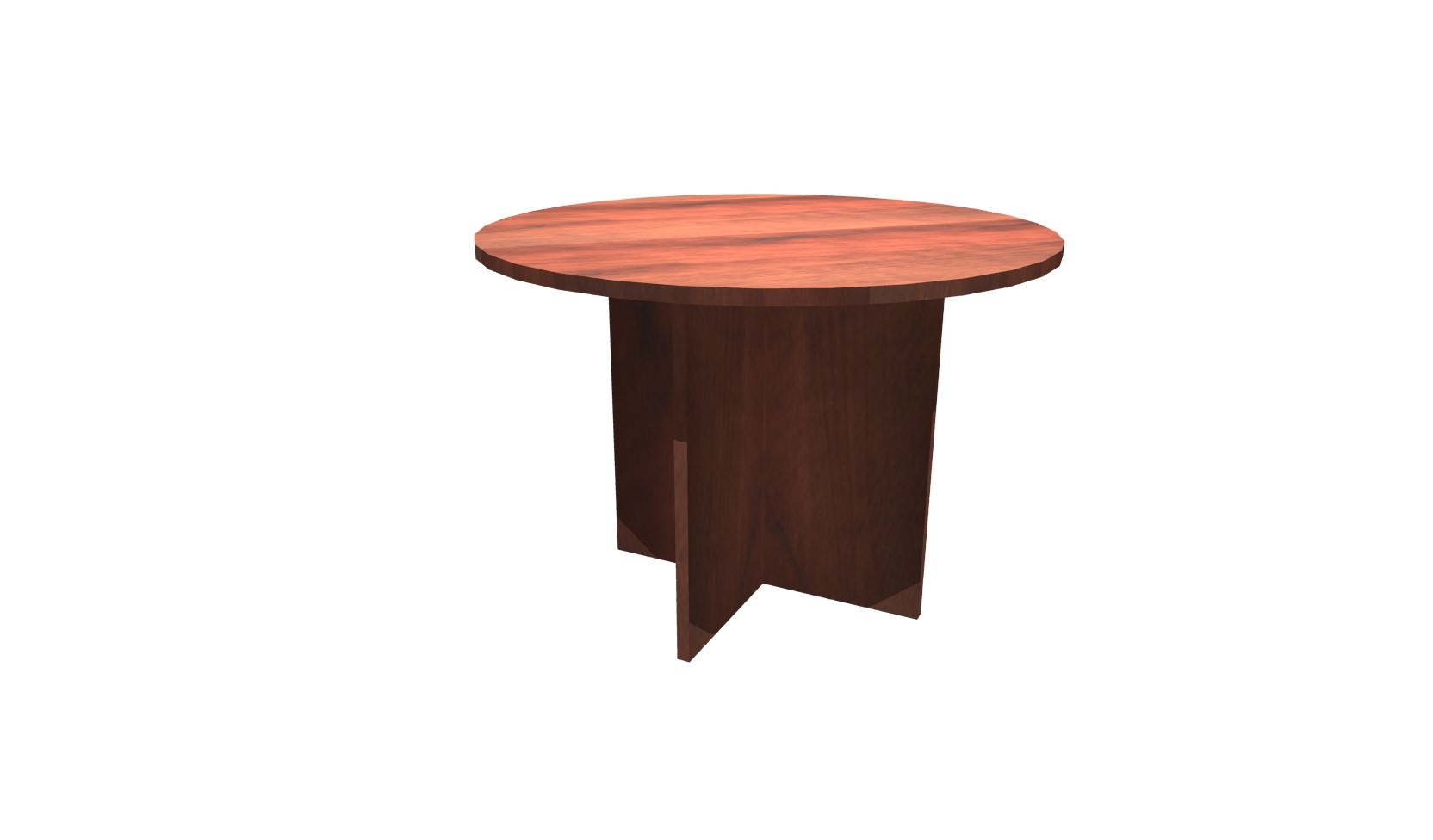 42 Inch Cherry Round Conference Table